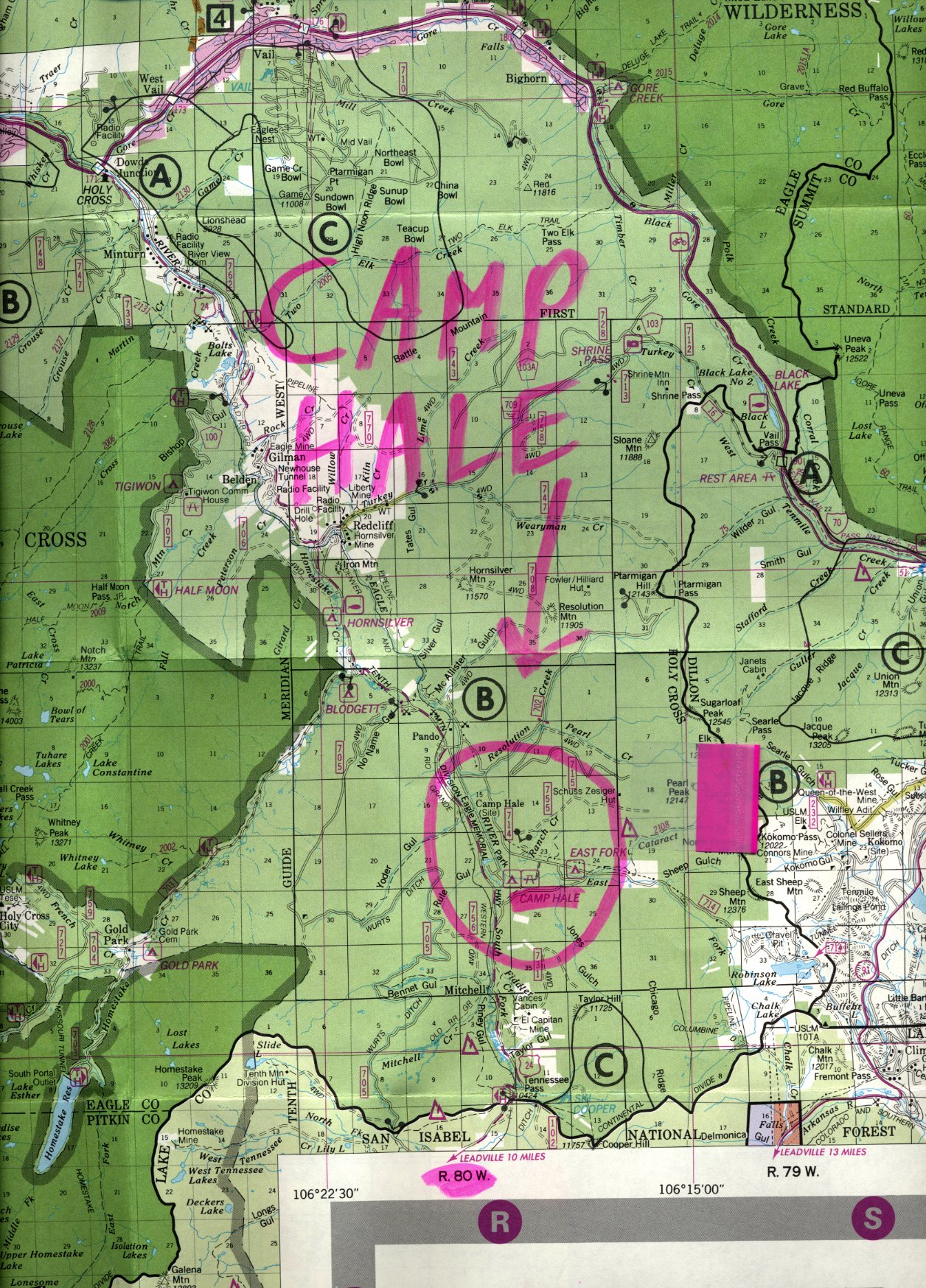Colorado 2006 USFS Site Suggestions in White River